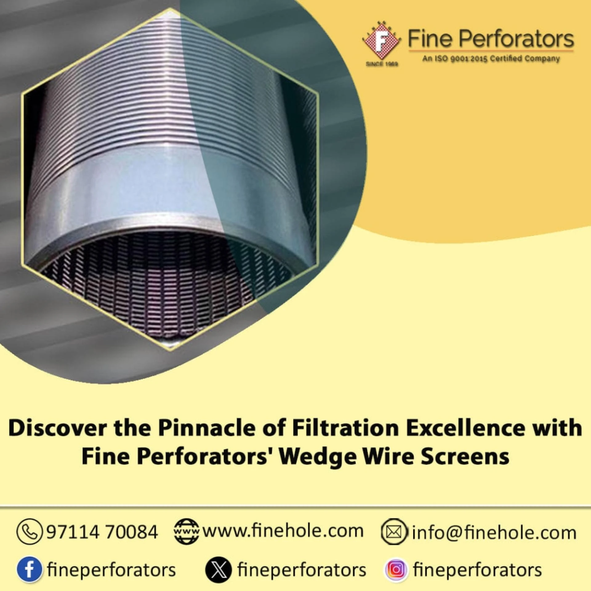 Discover the Pinnacle of Filtration Excellence with Fine Perforators ...